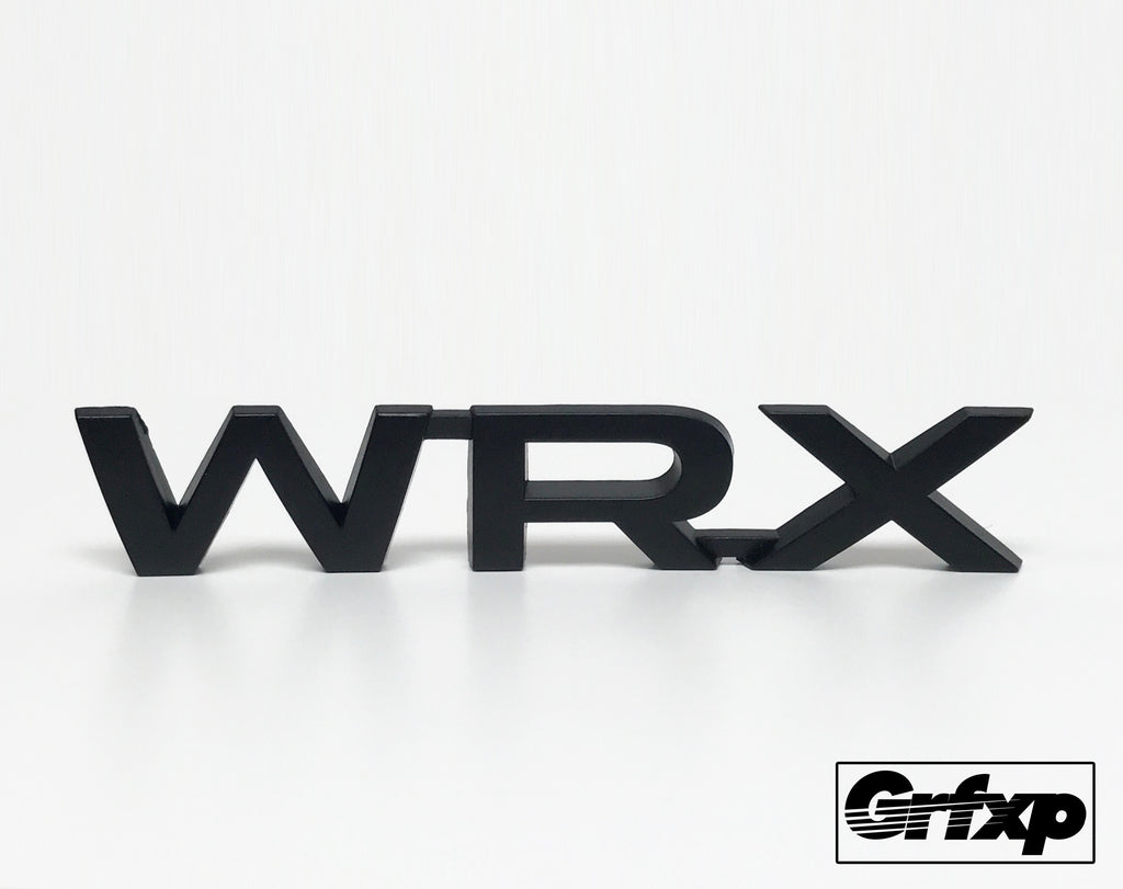 Black WRX Rear Emblem – Grafixpressions
